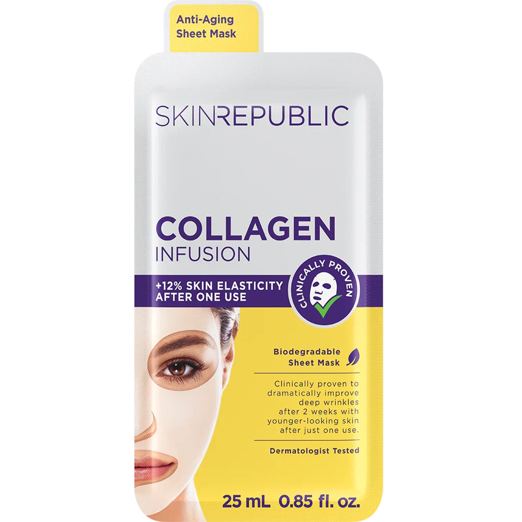 Skin Republic Collagen Infusion Face Sheet Mask – Zest Beauty