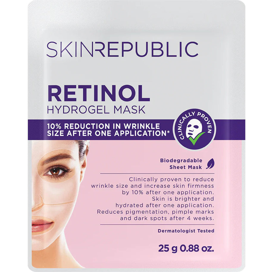 Skin Republic Retinol Hydrogel Face Sheet Mask – Zest Beauty